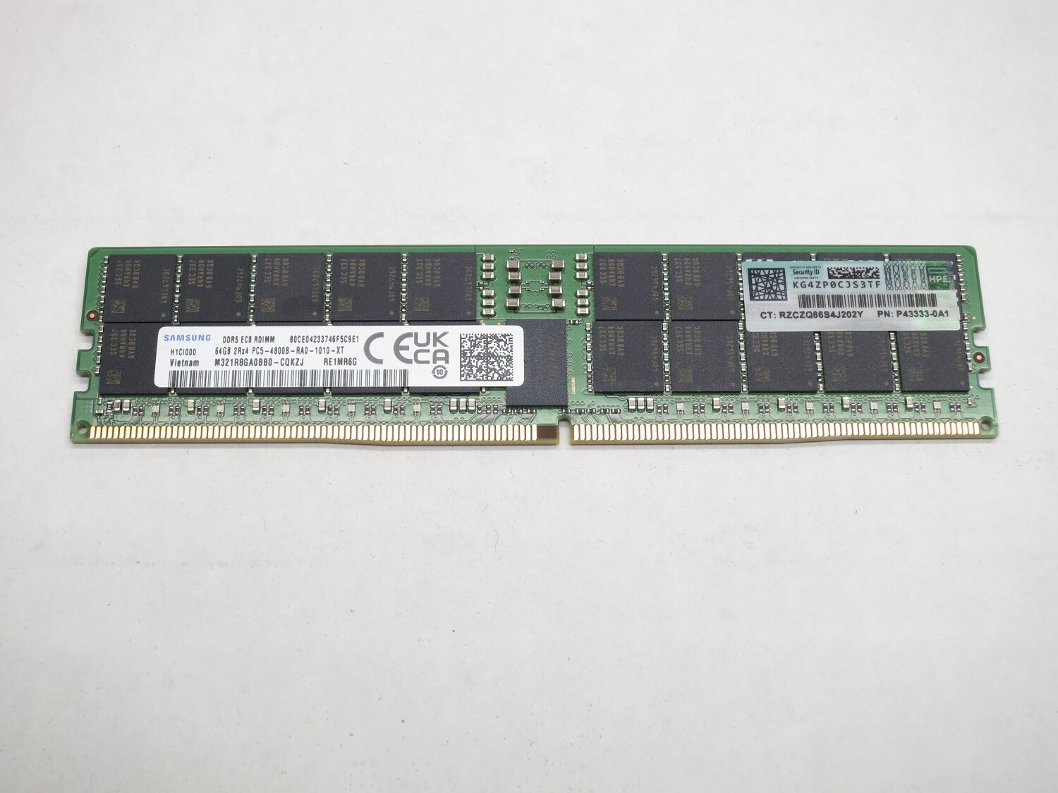 P43331-B21 P48502-001 P43333-0A1 HPE 64GB DDR5 4800 RDIMM ECC REG 2Rx4 ...