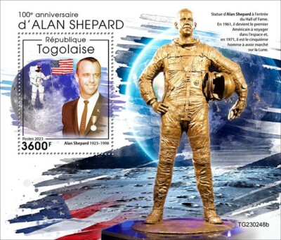 2023/06 - TOGO - ALAN SHEPARD 100TH 1V complet set MNH ** | eBay