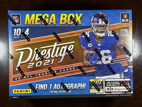 2021 Panini Prestige NFL Football MEGA Box Brand New & Factory Sealed ...
