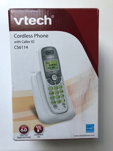 VTECH Cordless Telephone Model CS6114 White | eBay