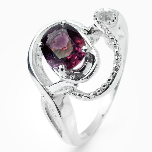 Pinkish Purple Spinel Oval 1Ct 925 Sterling Silver Fine Jewelry ...