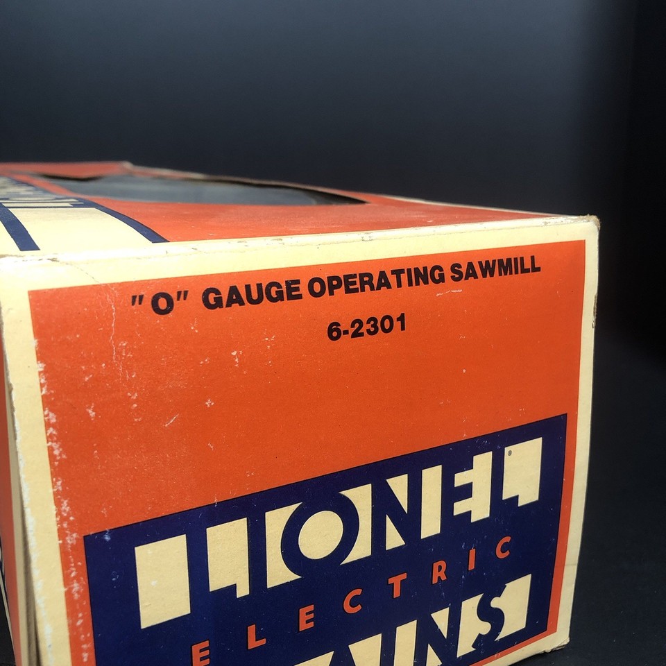 Vintage Lionel O Gauge Operating Sawmill 6-2301 Electric Train ...