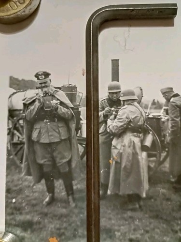 WW2 1939 German Militaria Photo, Field Kitchen, Officer & Military ...