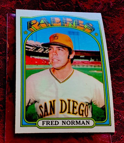 1972 Topps Baseball Card # 194 Fred Norman - San Diego Padres | eBay