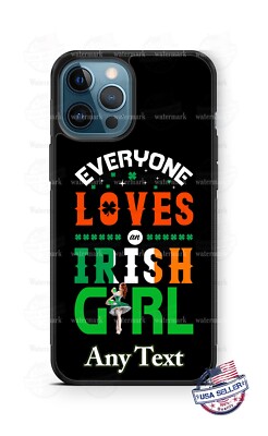 Everyone Loves Irish Girl Design Phone Case For iPhone 16 Samsung S24 ...