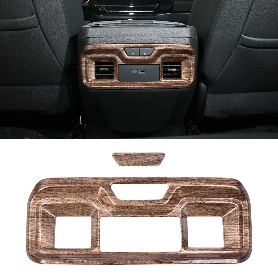 ⭕Car Interior Wood Grain Decor Cover Trim For Chevrolet Silverado GMC ...
