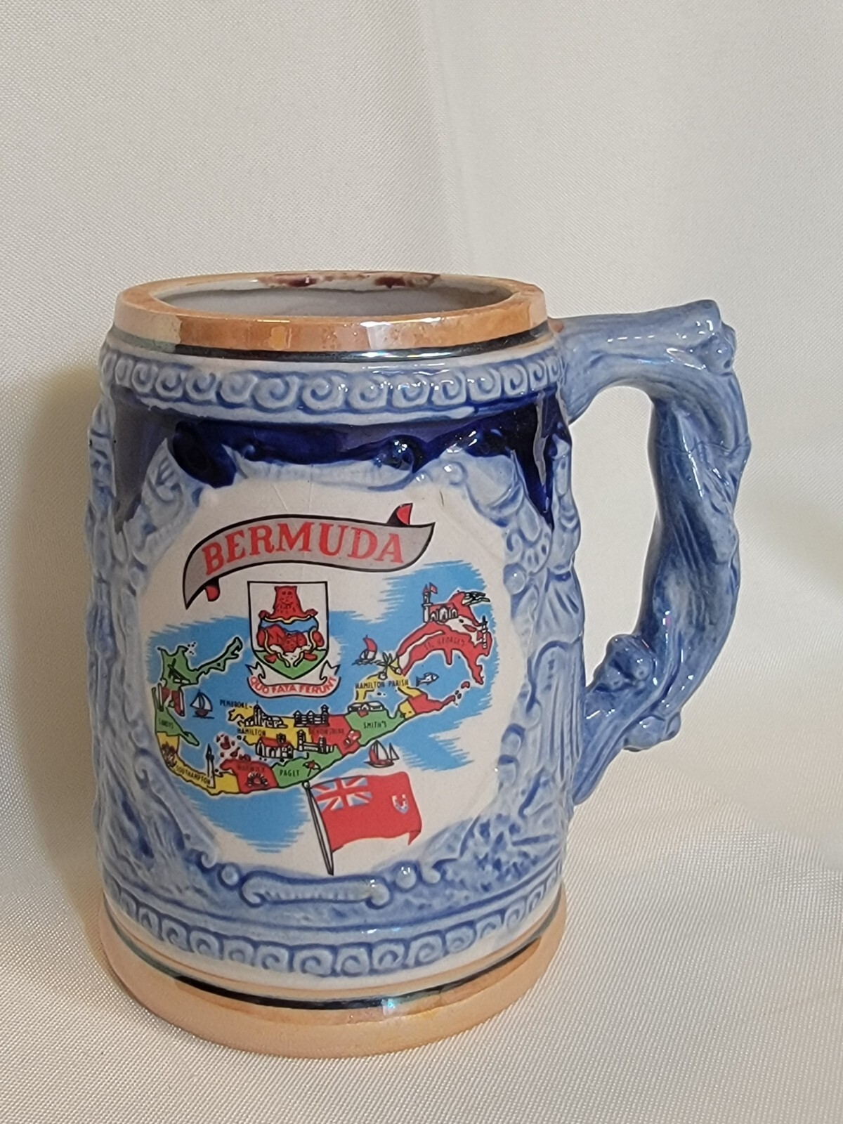 Vintage Souvenir Bermuda Beer Stein/Collectible Bermuda Beer Mug | eBay