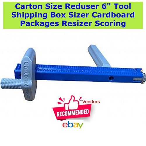 BoxTool Shipping Sizer Cardboard Carton Size 6” Reducer Packages ...