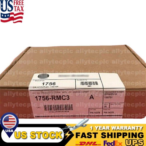 Factory Sealed Allen Bradley 1756-RMC3 New Original ControlLogix 3 m RM ...