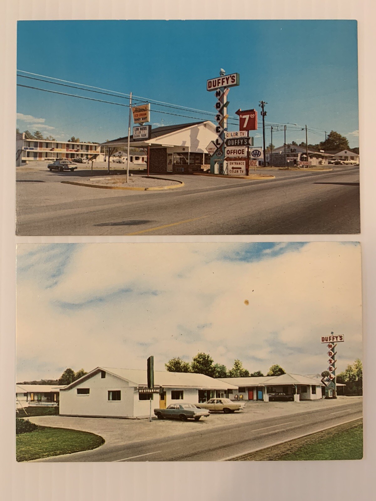 GA~GEORGIA~CALHOUN~LOT OF 2~DUFFY'S MOTEL & RESTAURANT~US 41 & I 75 | eBay