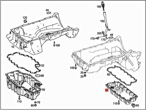 Genuine MERCEDES Oil pan 1770100000 | eBay