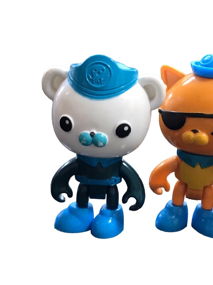 Octonauts Kwazii Figure Toy Set Cat Pirate Panda Lot 3 Cake Topper Nick ...