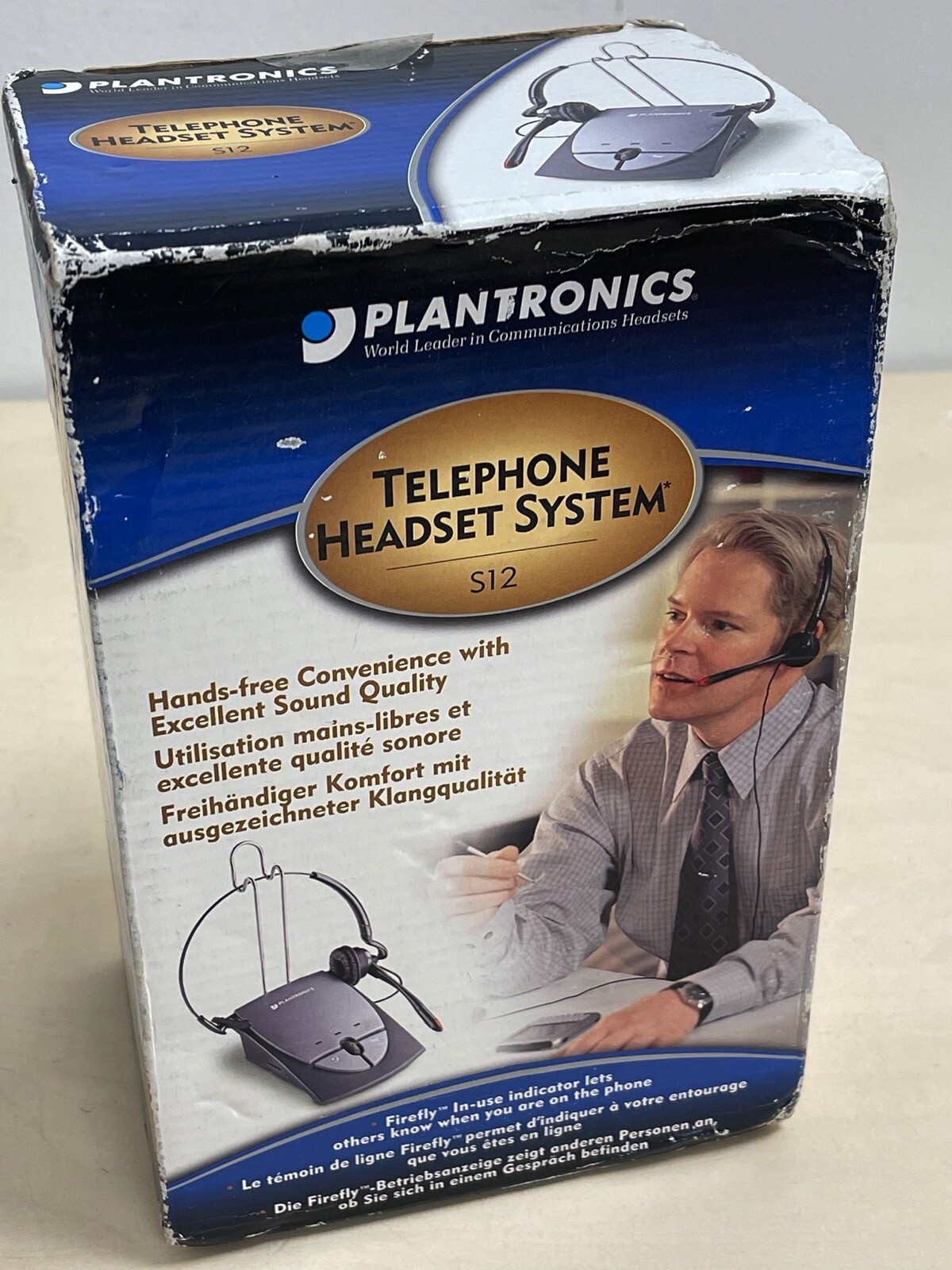 Plantronics S12 Telephone Headset System 36784-1 Noise Canceling | eBay