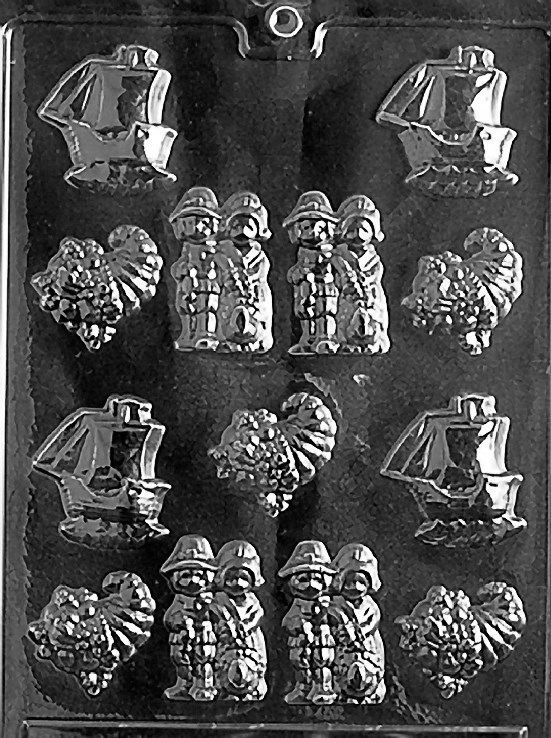 BS THANKSGIVING ASSORTMENT Chocolate Candy molds thanksgiving mold t8 ...