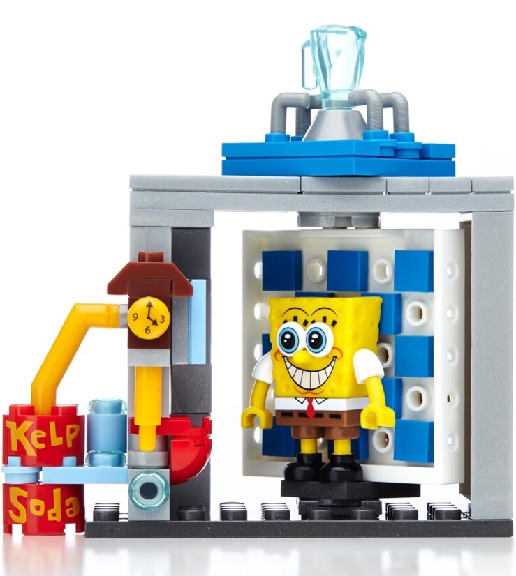 Mega Bloks Photo Booth Time Machine Spongebob Movie sponge out of Water ...
