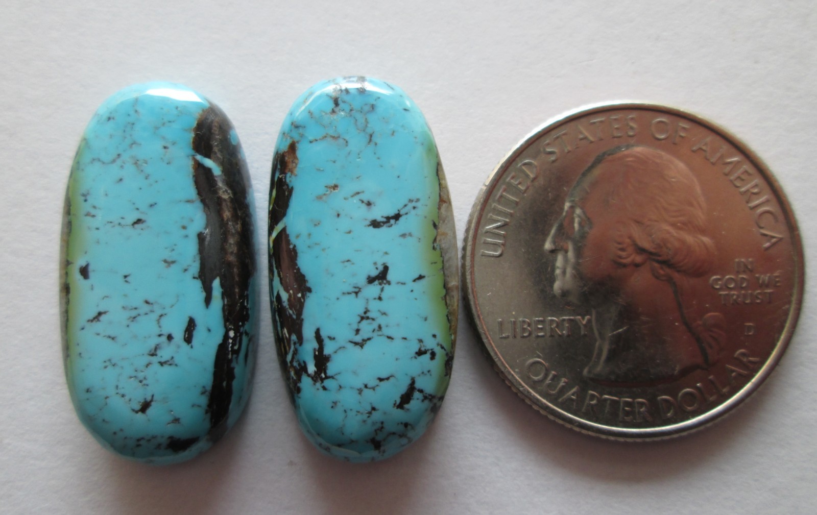 38.10 cts of 100% Natural Chinese Qingu Mine Turquoise Gemstones, # EW ...