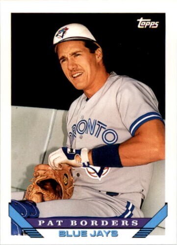 1993 Topps Toronto Blue Jays Baseball Card #322 Pat Borders | eBay