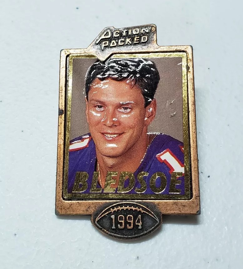 1994 Action Packed Badge of Honor Pins #2 Drew Bledsoe | eBay