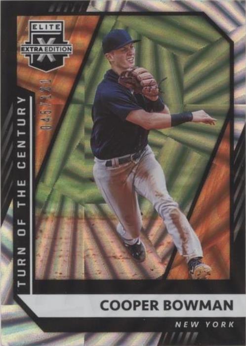 2021 Panini Elite Extra Edition - Cooper Bowman #122 Turn of the ...