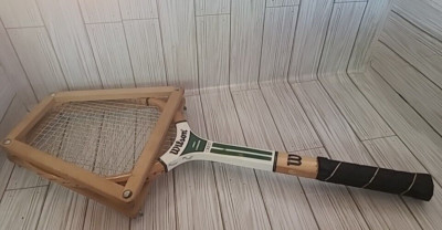 Vintage Wilson Jimmy Connors Crest Wooden Tennis Racquet | eBay