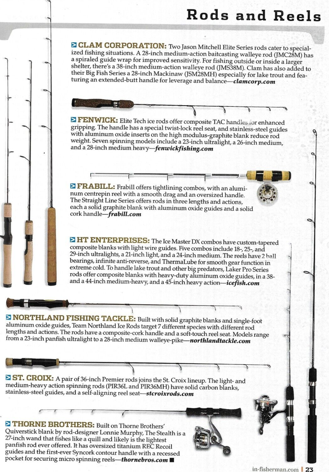 Ice Fishing Magazine Rigger Tactics Jumbo Perch Walleyes Clacker ...