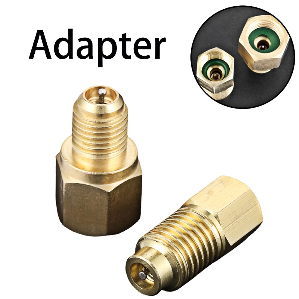 R134a Refrigerant Recharge Kit Gohantee R12 R22 To R134a Adapters ...