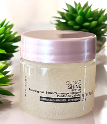 MATRIX BIOLAGE SUGAR SHINE POLISHING HAIR SCRUB 1.2 oz/ 35g FREE ...