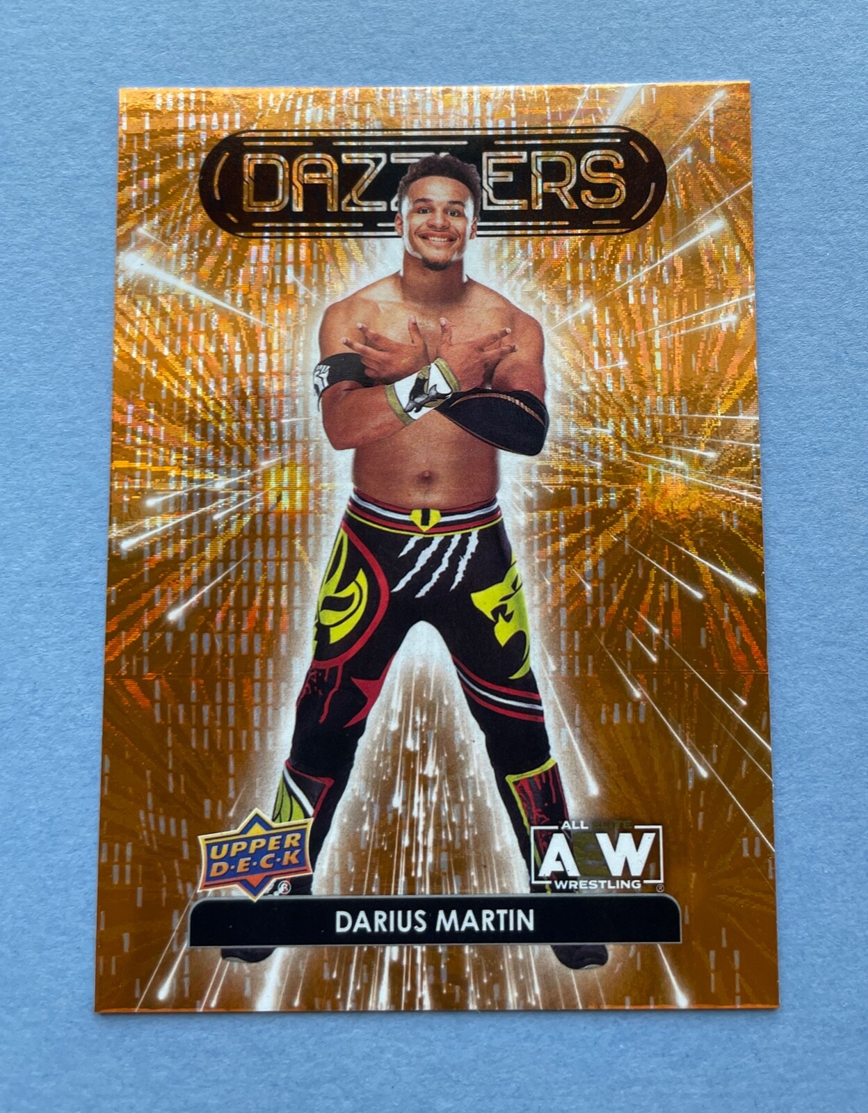 2023 Upper Deck AEW Wrestling Darius Martin Orange Dazzlers #DZ-38 | eBay