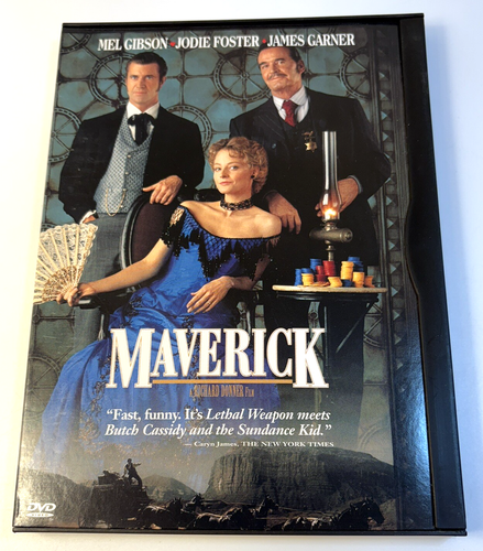 Maverick DVD - Jodie Foster Mel Gibson James Garner 883929084739| eBay