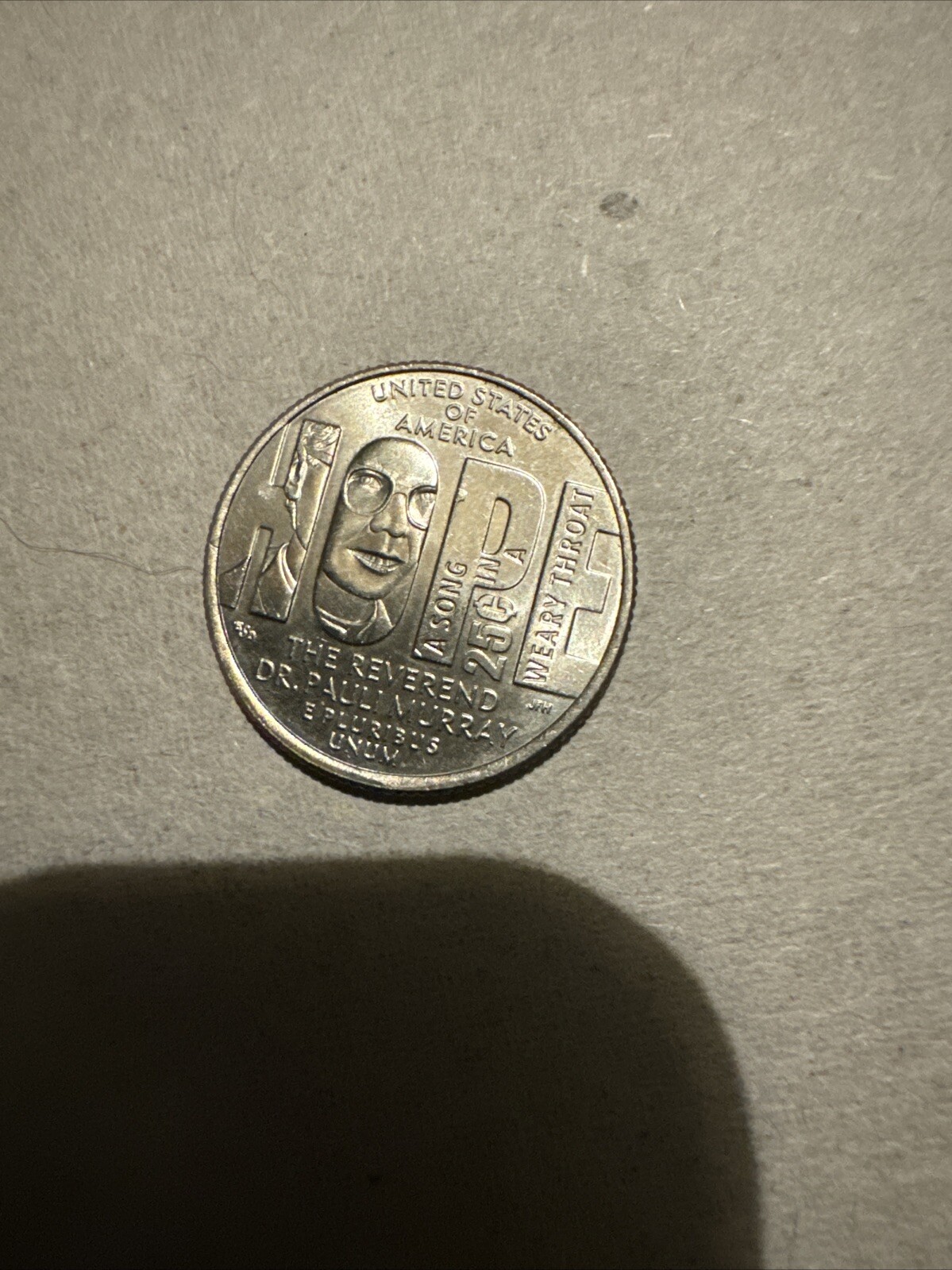 NEW 2024 P Reverend Pauli Murray "Hope" Quarter with MANY ERROR ...