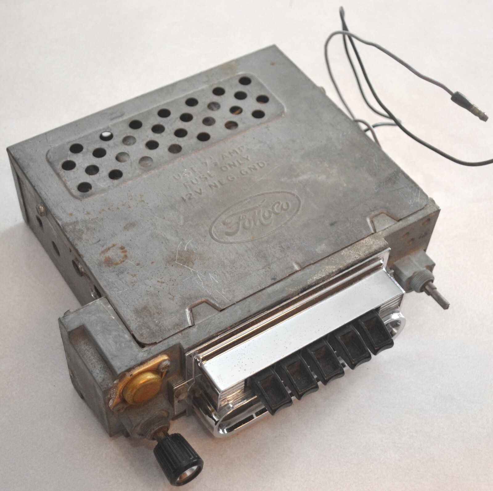 1962 Ford Fairlane Galaxie AM Radio Original OEM Dash Push-Button ...