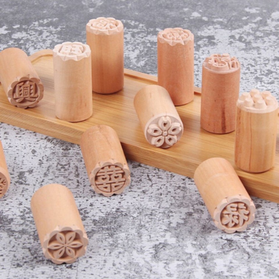 Maker Pastry Tools Moon Cake Mold Dessert Seal Stamp Cookie Moulds ...