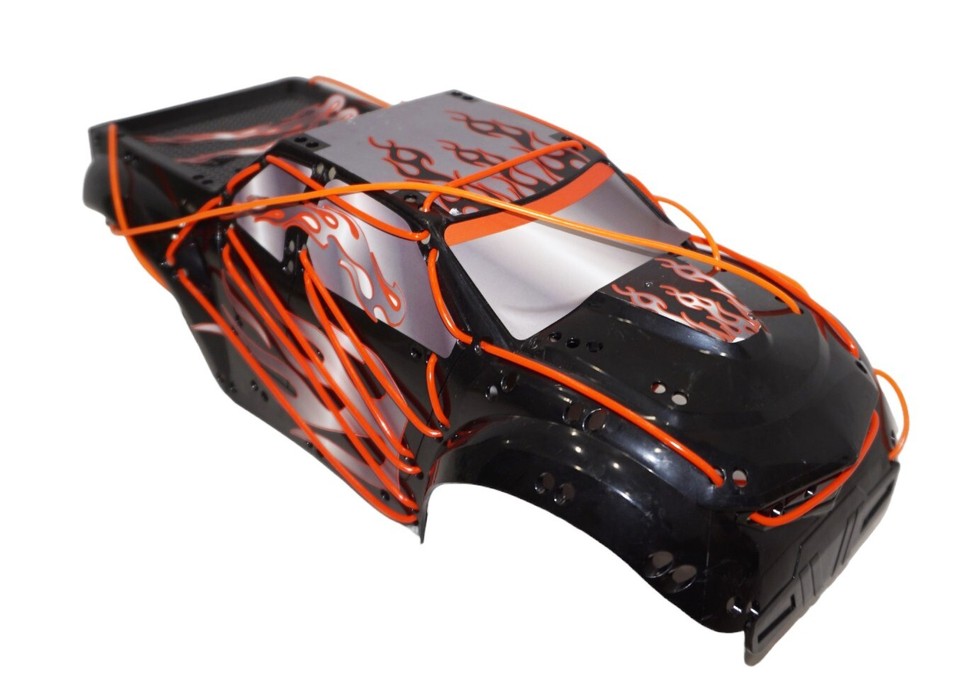Lumitek Neon R/C Replacement Part Shell Only - 1:10 Scale Monster Truck ...