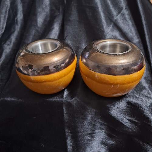 2 Hand Glazed Firepots~Tabletop~Two Toned~Fire Pit~Ceramic~Fire Bowl ...