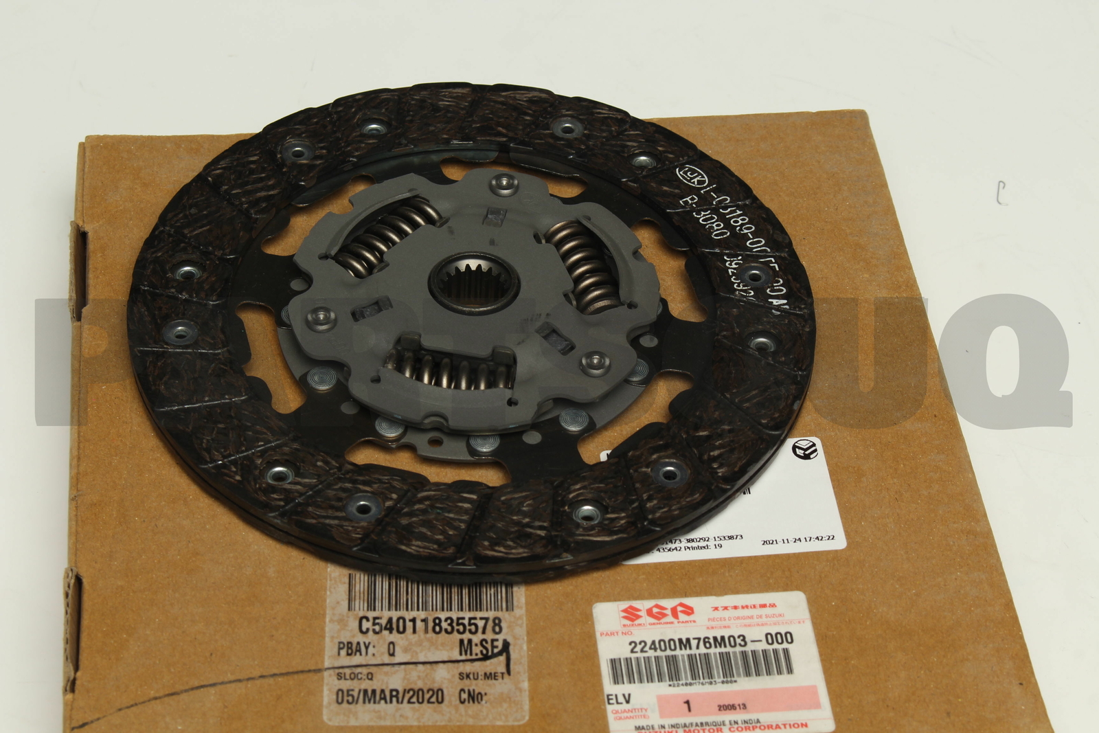 22400M76M03 Genuine Suzuki DISC COMP CLUTCH 22400-M76M0-3 | eBay