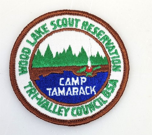 1960's Camp Tamarack Tri Valley Council BSA Boy Scout Patch Badge ~ T419II | eBay