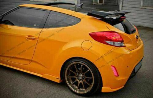 For Hyundai Veloster 2012-2017 MOD Style Unpainted Black Side Skirts ...