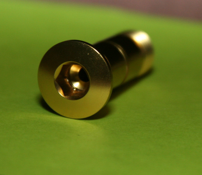 Kronos Aluminum Bike Stem Cap Kronos Aluminum 1-1/8" Threadless Top Cap ...