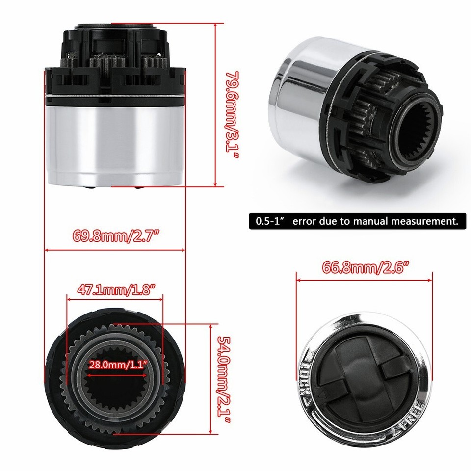 2x Front Manual Locking Hubs For Ford Ranger 1999-2000 Mazda Pickup ...