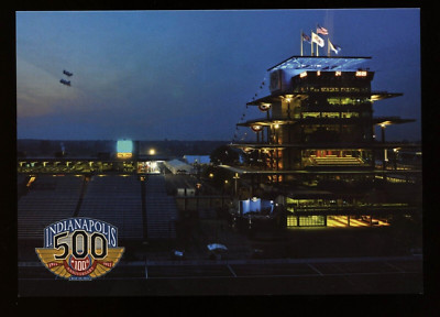 Dawn Gate Opening Pagoda Indianapolis Indy 500 Racing Auto Car Postcard ...