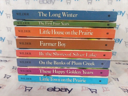 The Little House Books Laura Ingalls Wilder Book Collection Lot of 8 | eBay