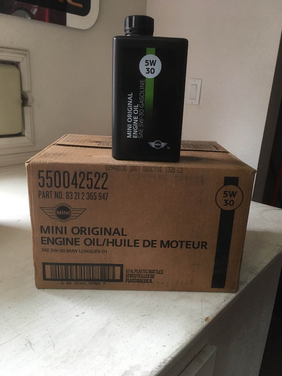 12 Liters Pack GENUINE BMW MINI ORIGINAL 5W30 FullSynthetic Engine ...