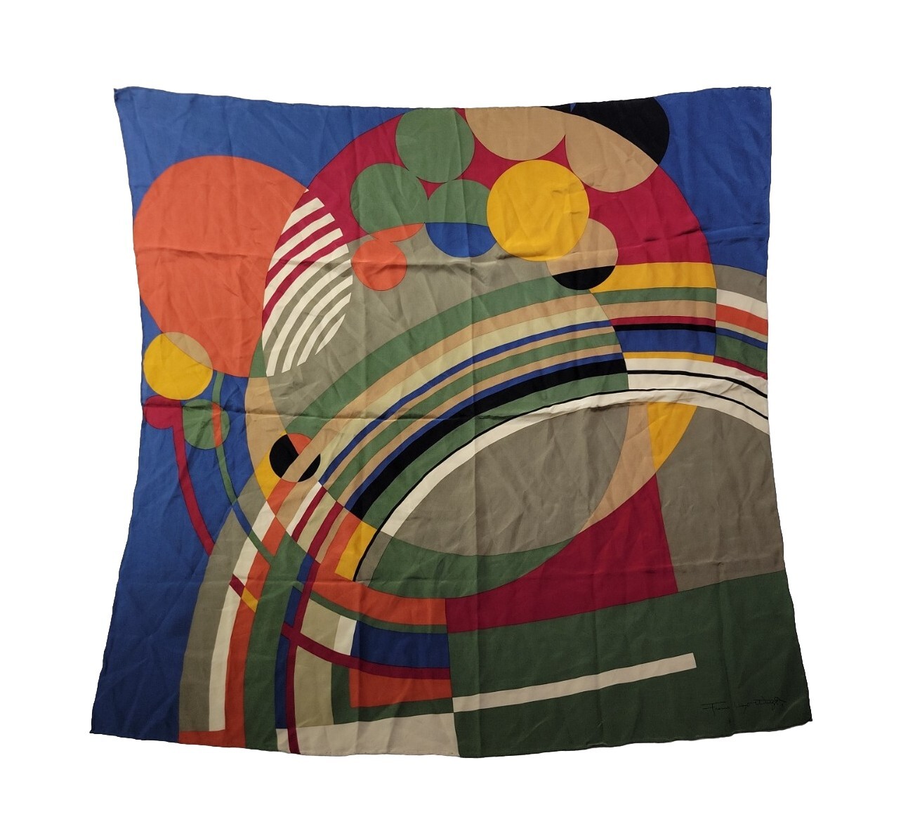 Frank Lloyd Wright Square Silk Scarf MCM MOMA Museum … - Gem