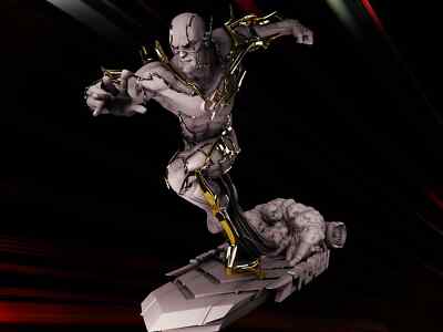 The Flash Running Resin Sculpture Statue Model Kit Unpainted ...