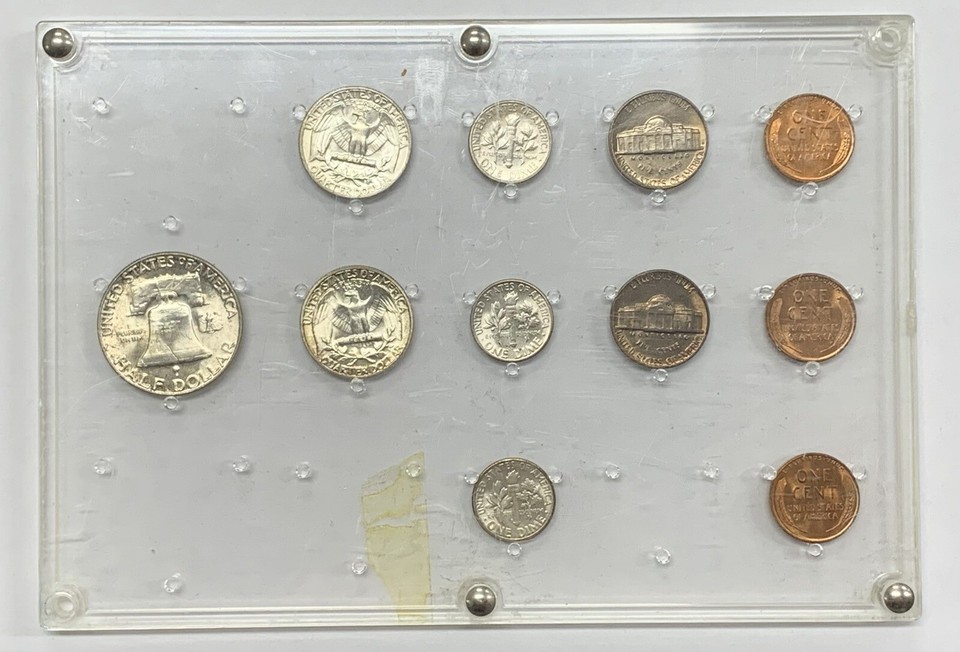 1955 Uncirculated Mint Set 11 Coins-In Seitz Holder | eBay