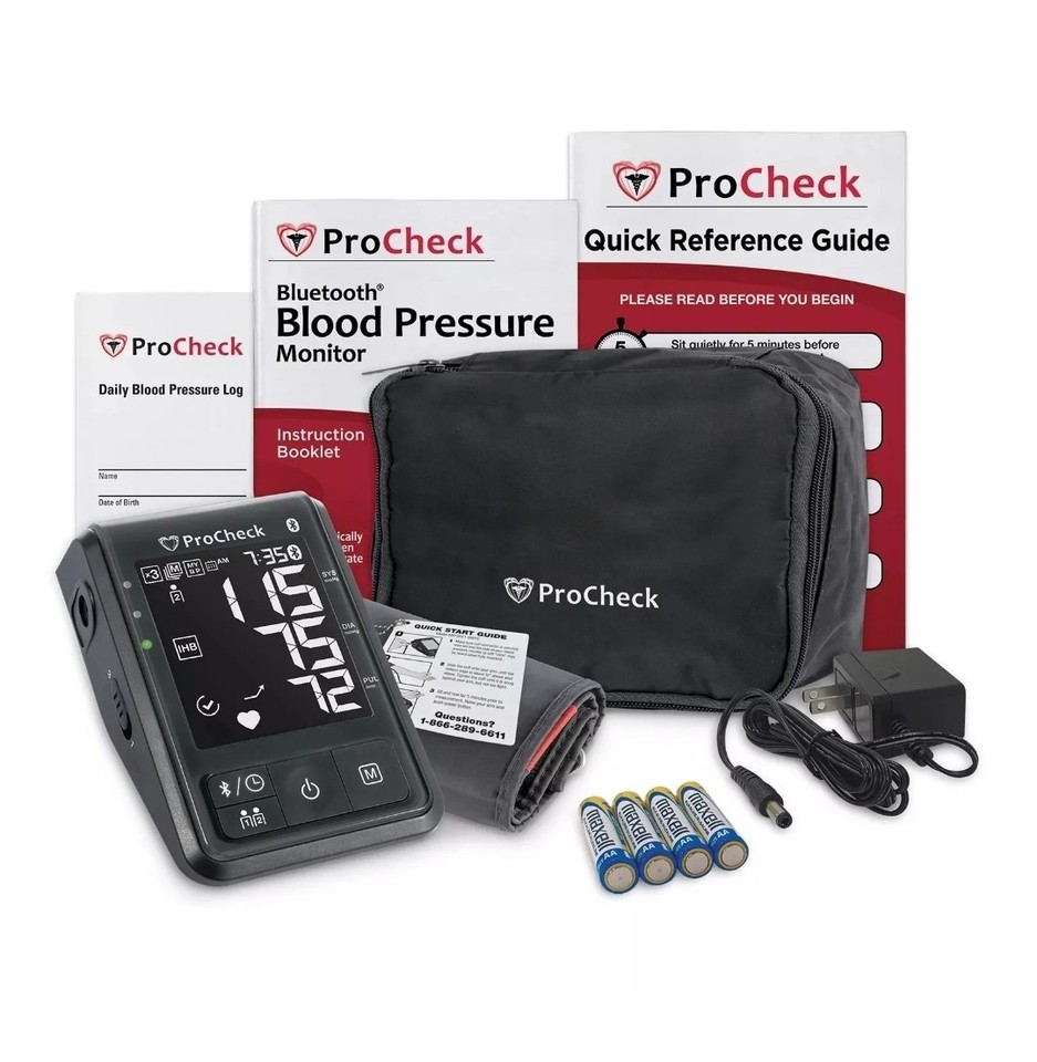 ProCheck - Bluetooth Blood Pressure Monitor with Bonus Pack - New & Sealed!! | eBay