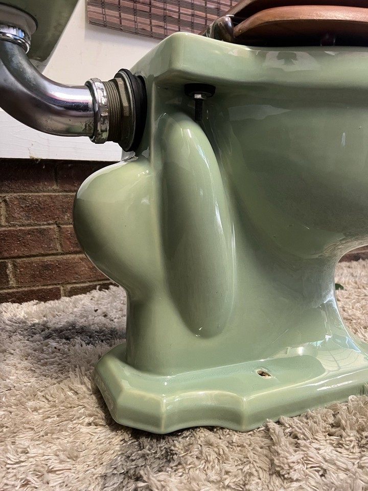 Antique 1928 American Standard Tiffin Porcelain Wall Mounted Toilet ...