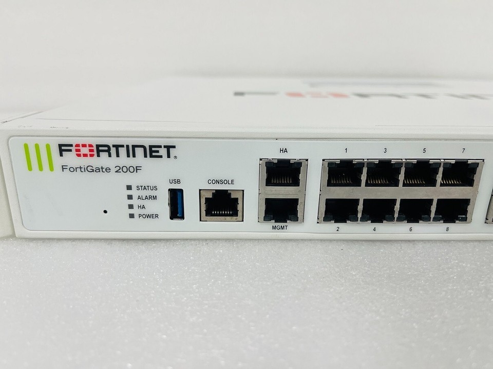 Fortinet FG-200F FortiGate-200F 4x 10G SFP+ Network Security Firewall ...