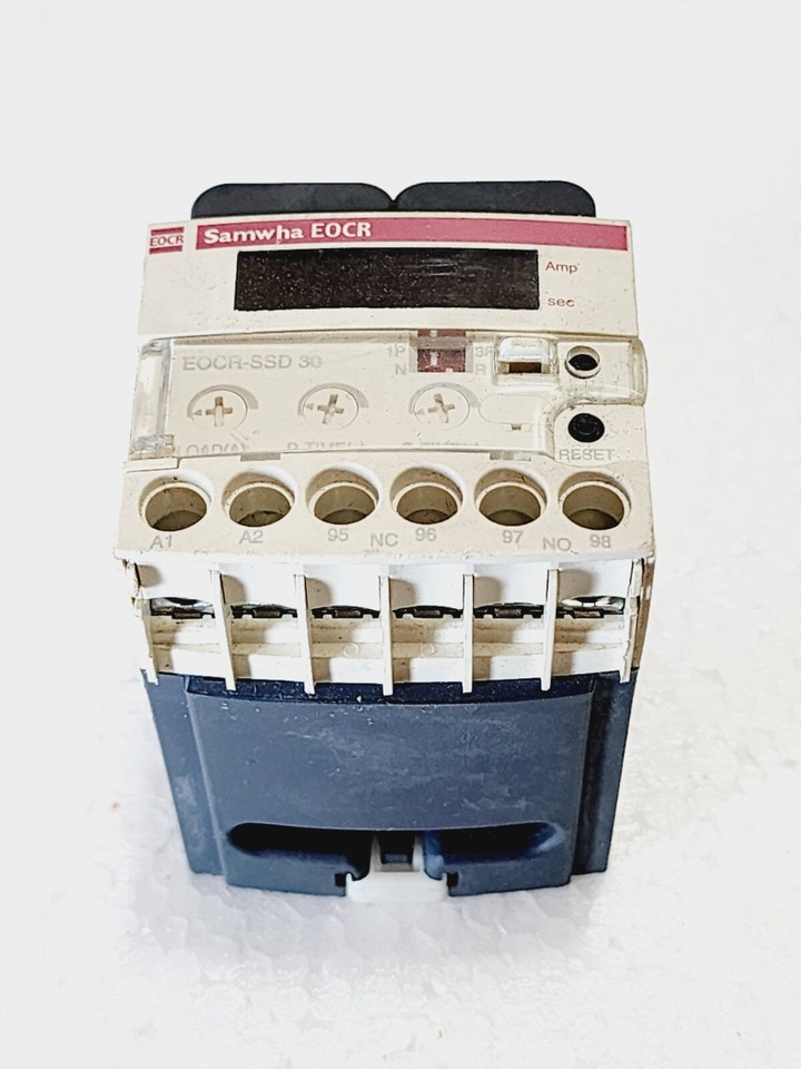 SAMWHA EOCR-SSD-30DM7 MOTOR PROTECTOR AUTOMATIC RESET RELAY ...