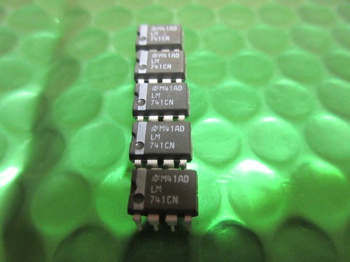 6x LM741CN Fairchild LM741 UA741 OP AMP Compensated DIP8 just 55p each ...
